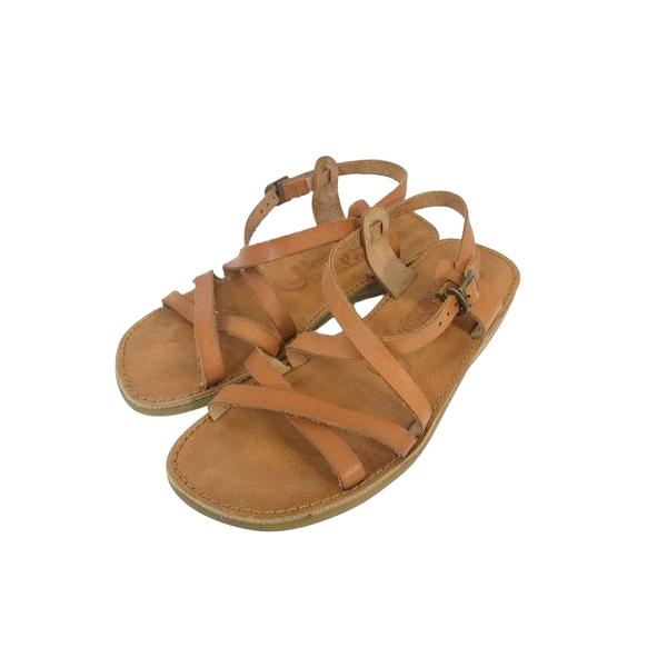 メゾンラフィット maisons laffitte サンダル ストラップ レザー ベルト ブラウン サイズM QQQ レディース【表記サイズ】M【実寸サイズ】最大幅：9cm　アウトソール：24cm　　【色】ブラウン　※色に関してはこの商品の...