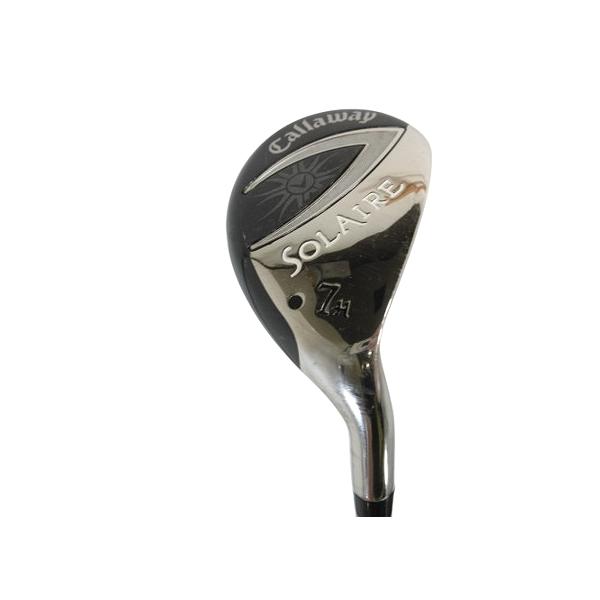 キャロウェイ CALLAWAY SOLAIRE ソレイユ ユーティリティ 7H QQQ レディース【ブランド】キャロウェイ CALLAWAY【表記サイズ】7H【実寸サイズ】シャフト長 94cm　　【状態】全体的に使用感が見られます。　グリッ...