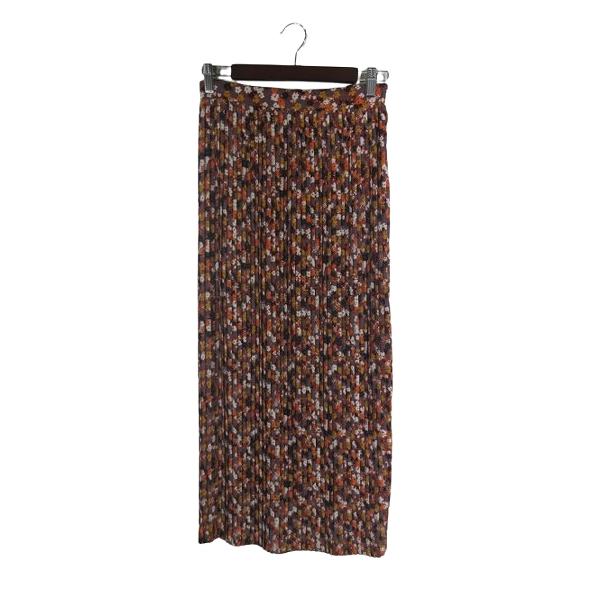 デビ―デボ deby debo プリーツ スカート ウエスト ゴム 花柄 総柄 ロング マルチカラー QQQ レディース【表記サイズ】サイズ表記なしのため実寸サイズをご参照ください。【実寸サイズ】ウエスト：68cm　スカート丈：92cm　　...