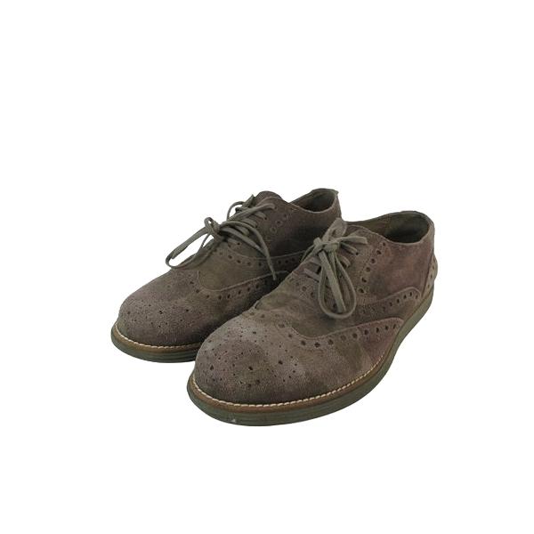ステファノガンバ STEFANO GAMBA ウィングチップ レースアップ シューズ 迷彩 サイズ40 グレー系 QQQ メンズ【ブランド】ステファノガンバ STEFANO GAMBA【表記サイズ】40【実寸サイズ】最大幅：11cm　アウト...