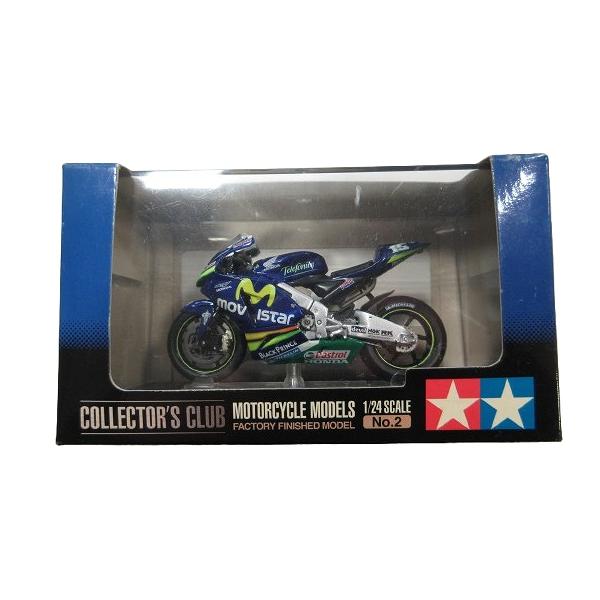 TAMIYA タミヤ 1/24  Honda RC 211V オートバイ バイク  2005 No.15 ブルー QQQ メンズ【実寸サイズ】本体 全長 約8cm　     幅   約2cm　【色】ブルー　※色に関してはこの商品の出品者の主...