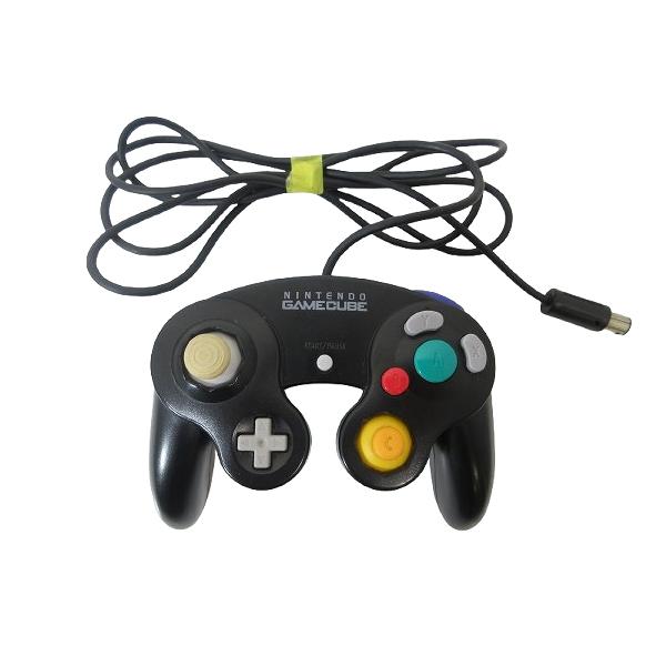 ジャンク品 Nintendo 任天堂 ゲームキューブ GC コントローラー ゲームパッド 周辺機器 ブラック QQQ その他【実寸サイズ】ヨコ：12.5cm　タテ：9.5cm　マチ：4.5cm　コード/2m　【色】ブラック　※色に関してはこ...