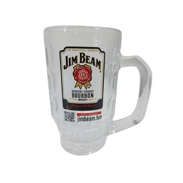 未使用品 ジムビーム JIM BEAM ハイボール ジョッキ 6個 セット グラス コップ 食器 ロゴ ワンポイント 380ML QQQ その他【表記サイズ】380ML【実寸サイズ】直径：7cm　口経：24cm　高さ：13cm　持ち手部分/...