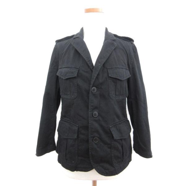 アメリカンラグシー AMERICAN RAG CIE ジャケット サファリ ストレッチ 七分袖 1 黒 ブラック ayy レディース【ブランド】アメリカンラグシー AMERICAN RAG CIE【表記サイズ】1【実寸サイズ】肩幅：37cm...