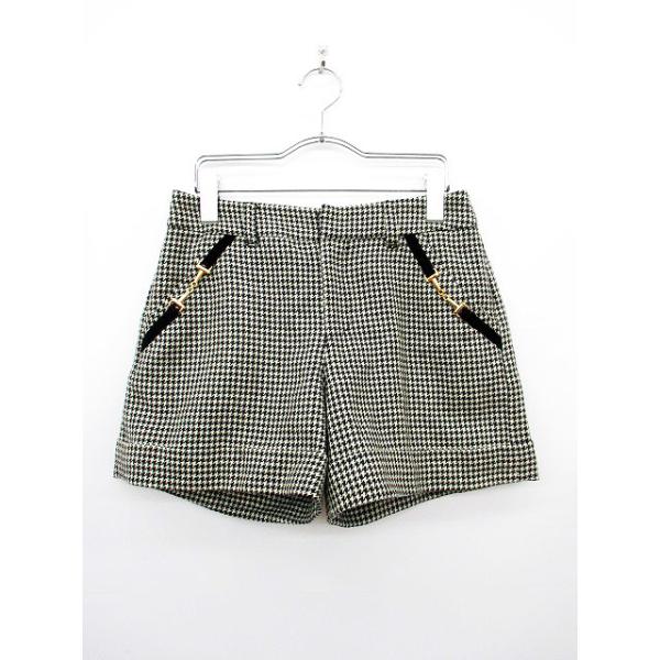 ペイトンプレイス PEYTON PLACE パンツ ショート 千鳥格子 ウール S 黒 ブラック レディース【中古】【ベクトル 古着】【ブランド】ペイトンプレイス PEYTON PLACE【表記サイズ】S【実寸サイズ】ウエスト：70cm　も...