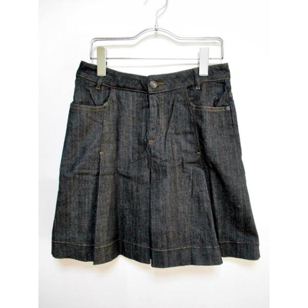 コントワーデコトニエ COMPTOIR DES COTONNIERS スカート デニム フレア ひざ丈 12 黒 ブラック レディース【中古】【ベクトル 古着】【ブランド】コントワーデコトニエ COMPTOIR DES COTONNIERS...