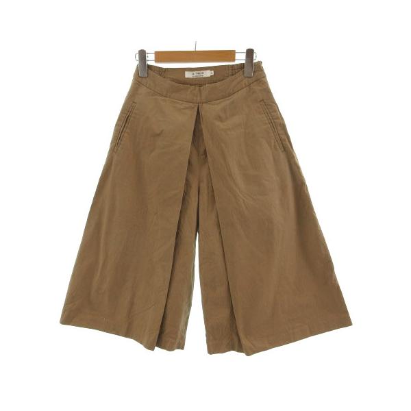 ドレステリア DRESSTERIOR LE TiROiR パンツ ガウチョパンツ ワイド コットン ブラウン系 茶 M レディース【ブランド】ドレステリア DRESSTERIOR【表記サイズ】M【実寸サイズ】ウエスト：62cm　もも幅：32...