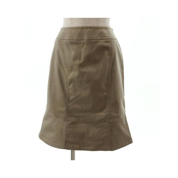 ラ・シャンブルドインエ LA CHAMBRE D`INE スカート 台形 ひざ丈 シンプル コットン混 ストレッチ ベージュ 38 レディース【ブランド】ラ・シャンブルドインエ LA CHAMBRE D`INE【表記サイズ】38（日本サイズ...