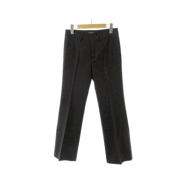 エミスフェール HEMISPHERES パンツ スラックス ストライプ ウール グレー 36 レディース【ブランド】エミスフェール HEMISPHERES【表記サイズ】36（日本サイズS程度）【実寸サイズ】ウエスト：約74cm　もも幅：約2...