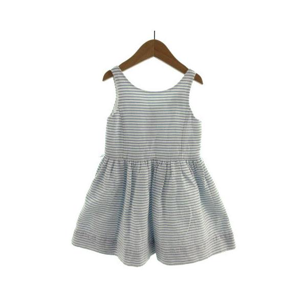 ポロ ラルフローレン POLO RALPH LAUREN ワンピース ノースリーブ ひざ丈 ボーダー ホワイト 白 ブルー 青 4/4T キッズ【ブランド】ポロ ラルフローレン POLO RALPH LAUREN【表記サイズ】4/4T※実寸...