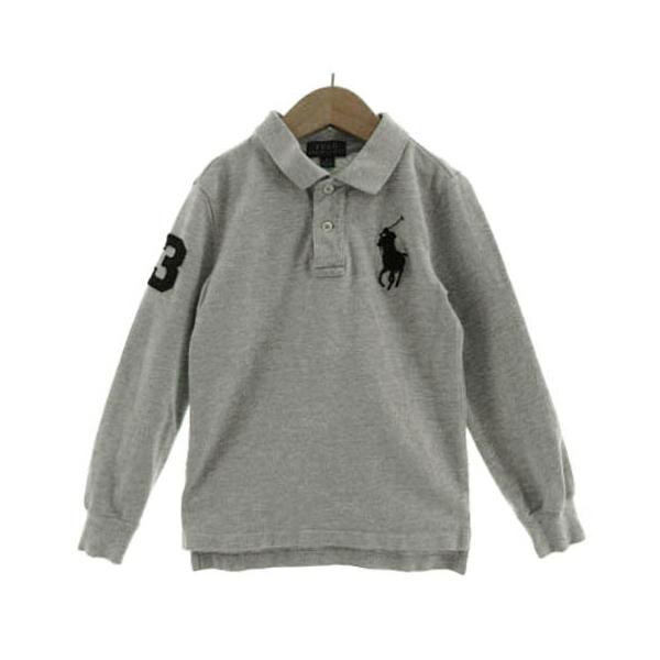 ポロ ラルフローレン POLO RALPH LAUREN ビッグポニーロングスリーブポロシャツ ナンバリング コットン グレー 6【ブランド】ポロ ラルフローレン POLO RALPH LAUREN【表記サイズ】6※実寸サイズをご確認下さい...