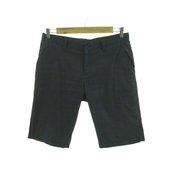 セルジオタッキーニ SERGIO TACCHINI パンツ ショートパンツ ロゴ刺繍 日本製 ドット ネイビー系 紺系 グリーン 緑 O メンズ【表記サイズ】O（日本サイズXL相当）【実寸サイズ】ウエスト：約84cm　もも幅：約30cm　裾...