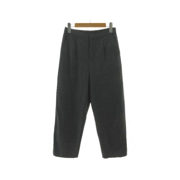 スマートピンク smart pink テーパードワイドパンツ AG606-63034JJ ウエストゴム 日本製 起毛 ウール混 グレー 38 レディース【ブランド】スマートピンク smart pink【表記サイズ】38（日本サイズM相当）【...
