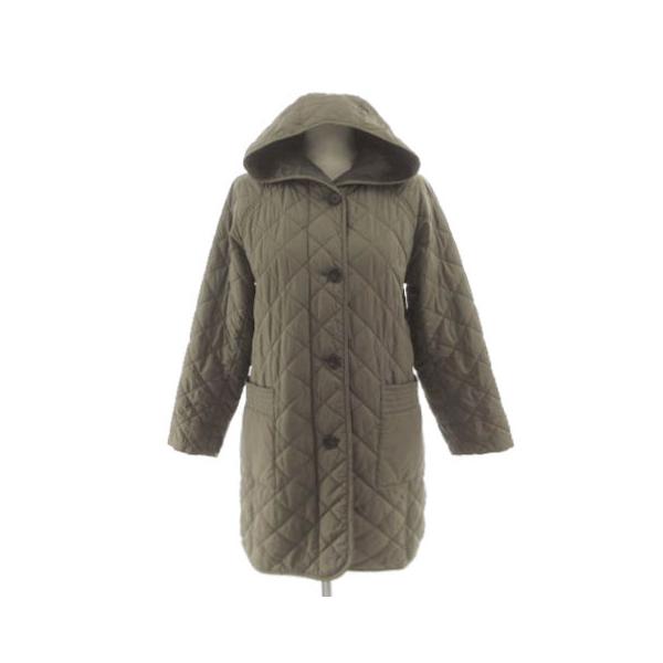 エンスウィート レナウン ensuite サーモア Thermore中綿 フーデッドキルティングコート 5409454201-46 カーキ 3 レディース【ブランド】エンスウィート レナウン ensuite【表記サイズ】3（日本サイズL相当...