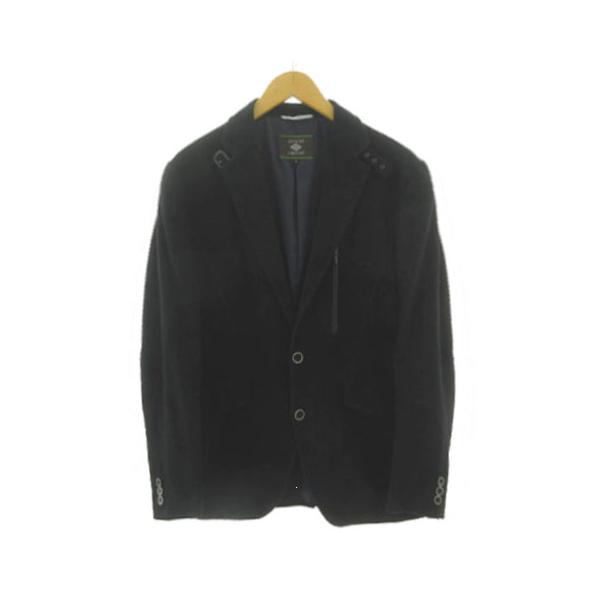 ジョセフアブード JOSEPH ABBOUD ジャケット ベロア調 テーラードカラー シングル 2B ブラック 黒 M メンズ【ブランド】ジョセフアブード JOSEPH ABBOUD【表記サイズ】MC 88-96T 165-175【実寸サイ...
