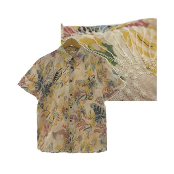ゲス GUESS シャツ SS Printed Embro Shirt 半袖シャツ REGULAR FIT 胸ポケ 花柄 刺繍 マルチカラー US S メンズ【ブランド】ゲス GUESS【表記サイズ】US/UK/EUR/IT/CAN SME...