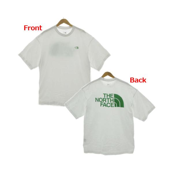 ザノースフェイス THE NORTH FACE S/S simple color scheme tee NT32434 Tシャツ 半袖 ロゴプリント ホワイト グリーン XL メンズ【ブランド】ザノースフェイス THE NORTH FACE...