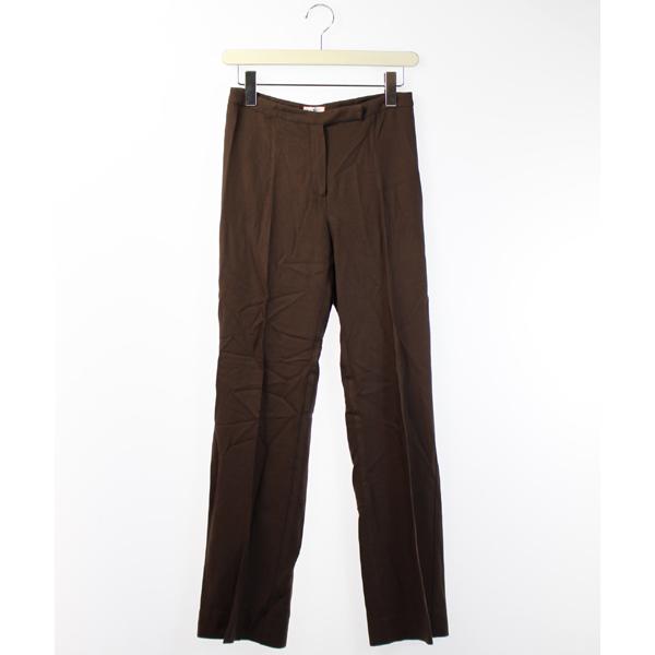 マックス&amp;コー MAX&amp;CO. パンツ スラックス ロング 茶 36 /DK3 レディース【中古】【ベクトル 古着】【ブランド】マックス&amp;コー MAX&amp;CO.【表記サイズ】36 （S相当）【実寸サイズ】ウエス...