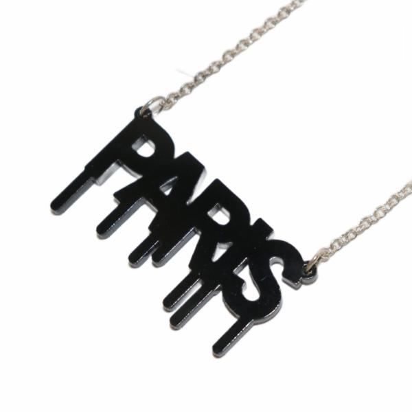 アレックスアンドクロエ ALEX AND CHLOE PARIS IS BLEEDIN ネックレス ペンダント ロゴ チェーン 黒 ブラック AACGD0125【ブランド】アレックスアンドクロエ ALEX AND CHLOE【実寸サイズ】チ...