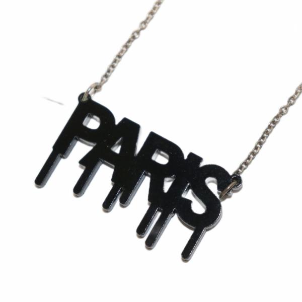 アレックスアンドクロエ ALEX AND CHLOE PARIS IS BLEEDIN ネックレス ペンダント ロゴ チェーン 黒 ブラック AACGD0125【ブランド】アレックスアンドクロエ ALEX AND CHLOE【実寸サイズ】チ...