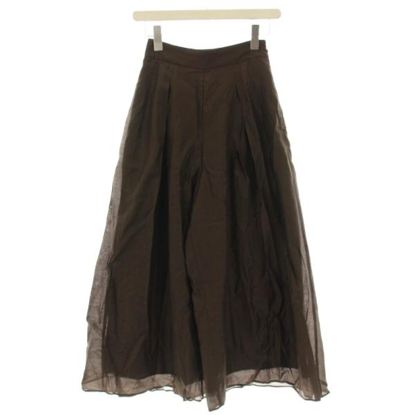 アプワイザーリッシェ Apuweiser-riche 24AW ワイドパンツ 24378640 パンツ 0 茶 ブラウン【ブランド】アプワイザーリッシェ Apuweiser-riche【表記サイズ】0【実寸サイズ】ウエスト：60cm　もも幅...