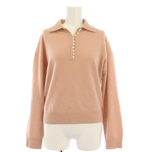 セオリー Theory BTN PLACKET POLO CASHMERE ポロセーター ニット 長袖 襟付き P ピンク L1018725 /TK ■BM レディース【ブランド】セオリー Theory【表記サイズ】P【実寸サイズ】身幅：4...