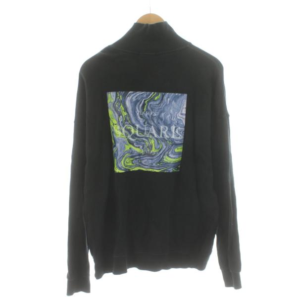 ハレ HARE スウェット トレーナー プルオーバー バックプリント 長袖 S 黒 ブラック HA020155CF /AN61 ■MU メンズ【ブランド】ハレ HARE【表記サイズ】S【実寸サイズ】身幅：約57cm　着丈：約68cm　ゆき丈...
