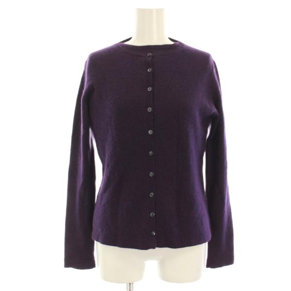 ジュンコシマダ JUNKO SHIMADA アンサンブルニット カーディガン 長袖 カットソー 半袖 M 紫 パープル カシミヤ /HN【ブランド】ジュンコシマダ JUNKO SHIMADA【表記サイズ】M【実寸サイズ】肩幅：33cm　身幅...