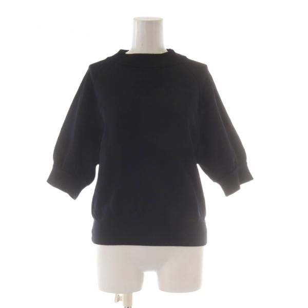 ユナイテッドトウキョウ UNITED TOKYO ニット カットソー 半袖 FREE 紺 ネイビー 無地 モックネック /AU レディース【ブランド】ユナイテッドトウキョウ UNITED TOKYO【表記サイズ】FREE【実寸サイズ】身幅：...