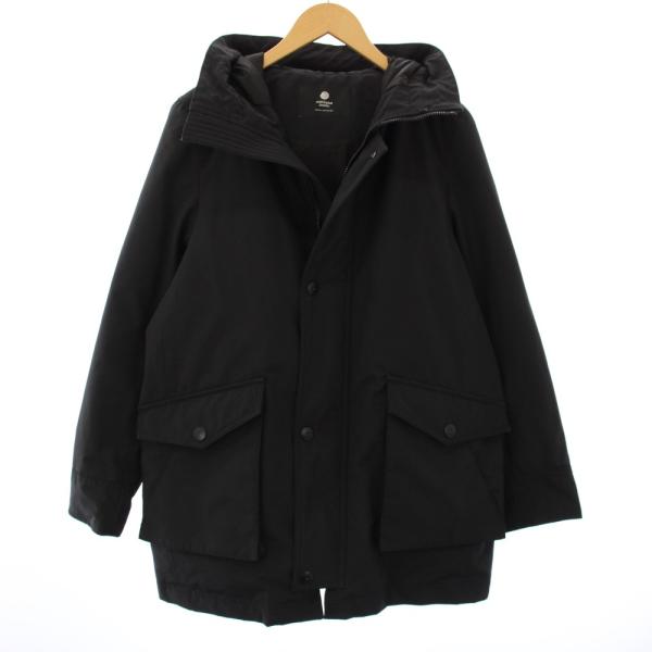 ナノユニバース 西川ダウン 24AW アークティックダウン ダウンジャケット アウター ジップアップ S 黒 668-4214202 /TK ■MU メンズ【ブランド】ナノユニバース nano universe【表記サイズ】S【実寸サイズ】...