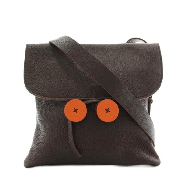 ロール エ シルヴァン ミュリエーズ Laure et Sylvain MULLIEZ ショルダーバッグ レザー 茶 ブラウン /AN43 ■NI レディース【実寸サイズ】持ち手の長さ：-cm　ヨコ：約25cm　タテ：約25.5cm　マチ：...