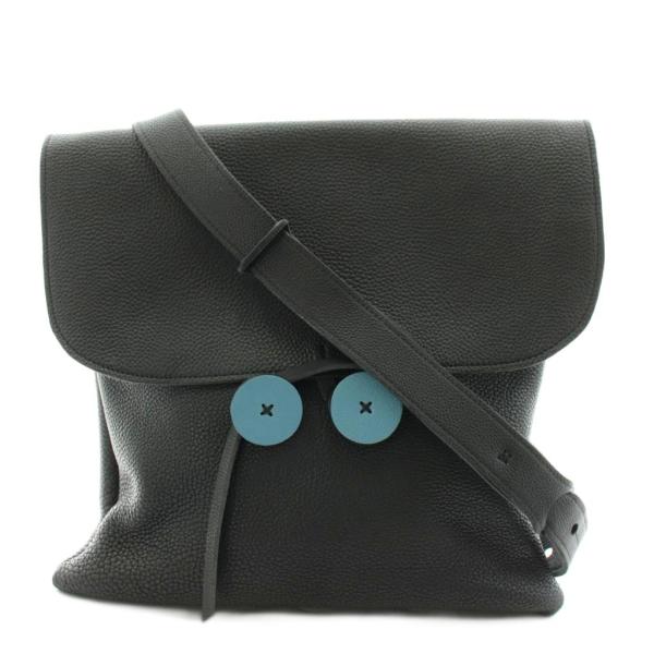 ロール エ シルヴァン ミュリエーズ Laure et Sylvain MULLIEZ ショルダーバッグ レザー 黒 ブラック /AN37 ■NI レディース【実寸サイズ】持ち手の長さ：-cm　ヨコ：約31cm　タテ：約29cm　マチ：約3...