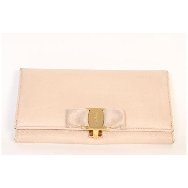 サルヴァトーレフェラガモ Salvatore Ferragamo MISS VARA BOW CLIP ヴァラ リボン 長財布 ベージュ /fy0607 レディース【ブランド】サルヴァトーレフェラガモ Salvatore Ferragamo...