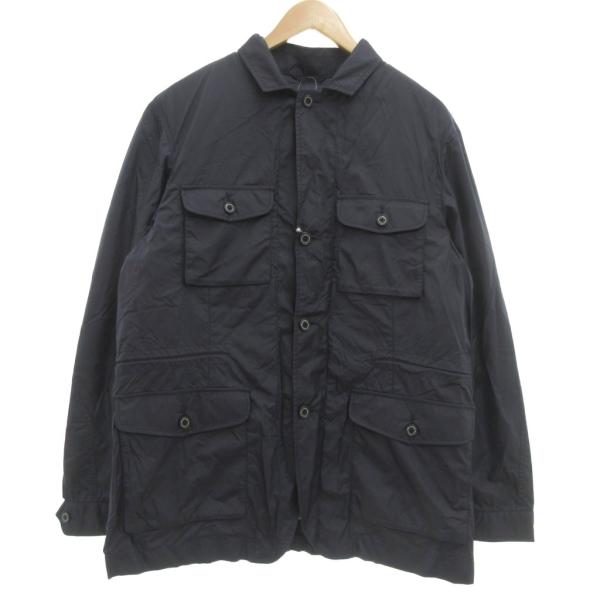 未使用品 ケント・イン・トラディション Kent IN TRADITION タグ付き ジャケット 3L 紺 ネイビー 無地 レギュラーカラー 長袖 /ML ■GY66 メンズ【表記サイズ】3L【実寸サイズ】肩幅：51cm　身幅：62cm　袖...