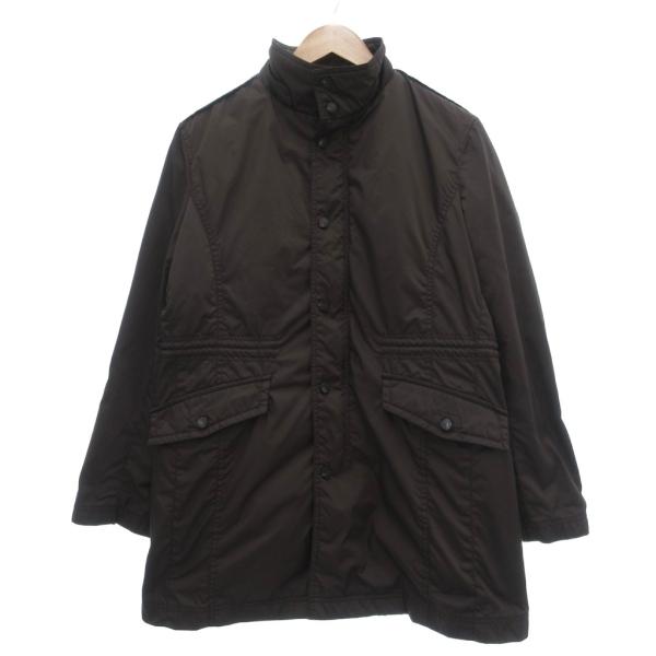 ジョセフアブード JOSEPH ABBOUD ジャケット 上着 M ブラウン 長袖 スタンドカラー フラップポケット /SX ■GY66 メンズ【ブランド】ジョセフアブード JOSEPH ABBOUD【表記サイズ】M【実寸サイズ】肩幅：46...