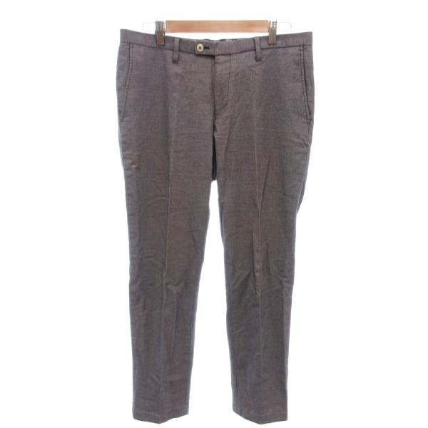 アバハウス ABAHOUSE RECENCY OF MINE パンツ スラックス センタープレス 織り柄 48 紺 ネイビー 白 ホワイト /YJ ■GY66 メンズ【ブランド】アバハウス ABAHOUSE【表記サイズ】48【実寸サイズ】ウ...