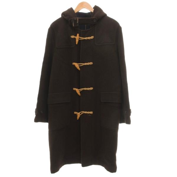 チェンジング タイム CHANGING TIMES ダッフルコート ロング フード M 茶 ブラウン /JS ■ECF001 メンズ【ブランド】チェンジング タイム CHANGING TIMES【表記サイズ】M【実寸サイズ】肩幅：52cm　...