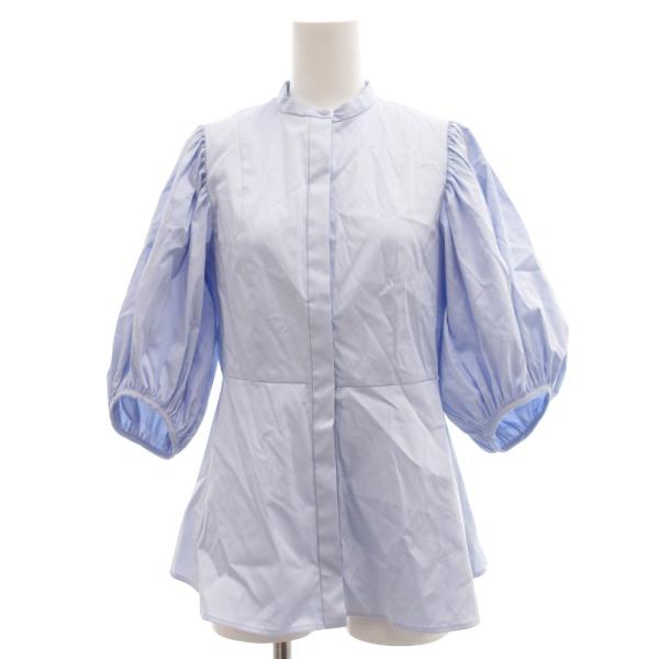 ユナイテッドアローズ UNITED ARROWS ブラウス シャツ バンドカラー 36 ライトブルー /JS ■ECF001 レディース【ブランド】ユナイテッドアローズ UNITED ARROWS【表記サイズ】36【実寸サイズ】肩幅：33c...