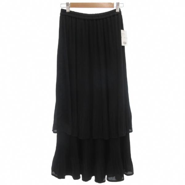 アパートバイローリーズ apart by lowrys スカート F 黒 ブラック プリーツ ティアード ロング丈 ECF001 /SC ■ECF001 レディース【ブランド】アパートバイローリーズ apart by lowrys【表記サイ...