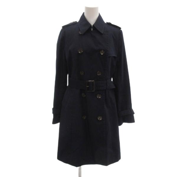 クリアインプレッション CLEAR IMPRESSION トレンチコート 2 紺 ネイビー ダブルブレスト ベルト付き 長袖 /NU ■ECF001 レディース【ブランド】クリアインプレッション CLEAR IMPRESSION【表記サイズ...