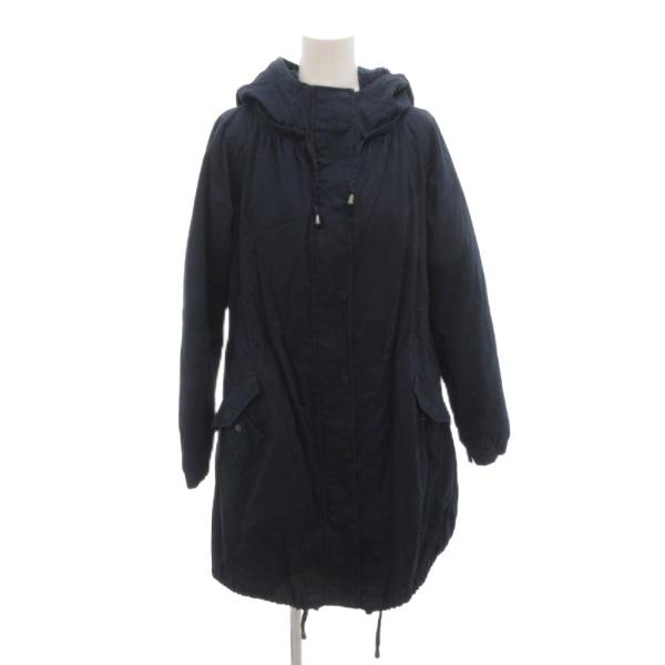 コントワーデコトニエ COMPTOIR DES COTONNIERS フーデッドコート 34 紺 ネイビー ミドル丈 長袖 ドローストリング  ドローコード  /HW ■ECF001 レディース【ブランド】コントワーデコトニエ COMPTO...