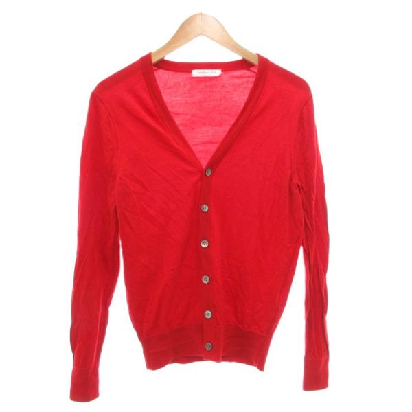 メーカーズシャツ カマクラ MAKER'S SHIRT 鎌倉 カーディガン ウール M 赤 Vネック 長袖 ボタンフロント /SX ■ECF001 メンズ【ブランド】メーカーズシャツ カマクラ MAKER'S SHIRT 鎌倉【表記サイズ】...