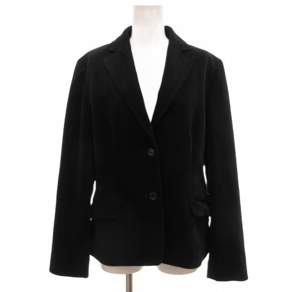 ジェラールダレル GERARD DAREL PARIS 美品 テーラードジャケット 11 黒 ブラック ピーチスキン テーラードカラー【ブランド】ジェラールダレル GERARD DAREL【表記サイズ】11【実寸サイズ】肩幅：41cm　身幅...