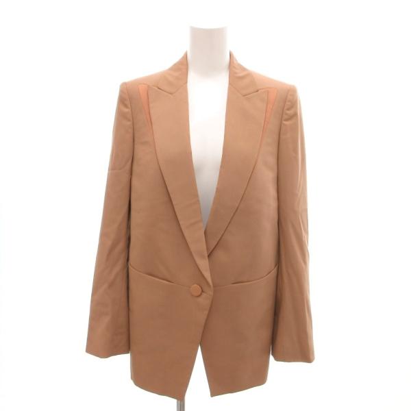 ステラマッカートニー STELLA McCARTNEY 美品 テーラードジャケット ウール 36 ベージュ ショールカラー 総裏地 シングル /HW ■ECG003【ブランド】ステラマッカートニー STELLA McCARTNEY【表記サイ...