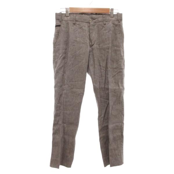 ジョセフアブード JOSEPH ABBOUD 美品 パンツ スラックス 麻 リネン 30 茶 ブラウン センタープレス /NL ■ECF003 【ブランド】ジョセフアブード JOSEPH ABBOUD【表記サイズ】30【実寸サイズ】ウエスト...