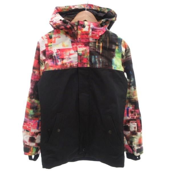 シロップ Sirop スキーウェア フーデッドジャケット S マルチカラー 長袖 フード付き 柄切り替え ECF003 /KR ■ECF003 レディース【表記サイズ】S【実寸サイズ】肩幅：40cm　身幅：50cm　袖丈：60cm　着丈：7...