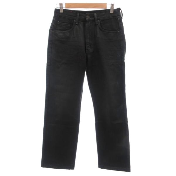 エドウィン EDWIN 503ZZ 革パッチ デニムパンツ ジーンズ W29L33 黒 ブラック 無地 /ML ■ECF004 メンズ【ブランド】エドウィン EDWIN【表記サイズ】W29L33【実寸サイズ】ウエスト：72cm　もも幅：28...
