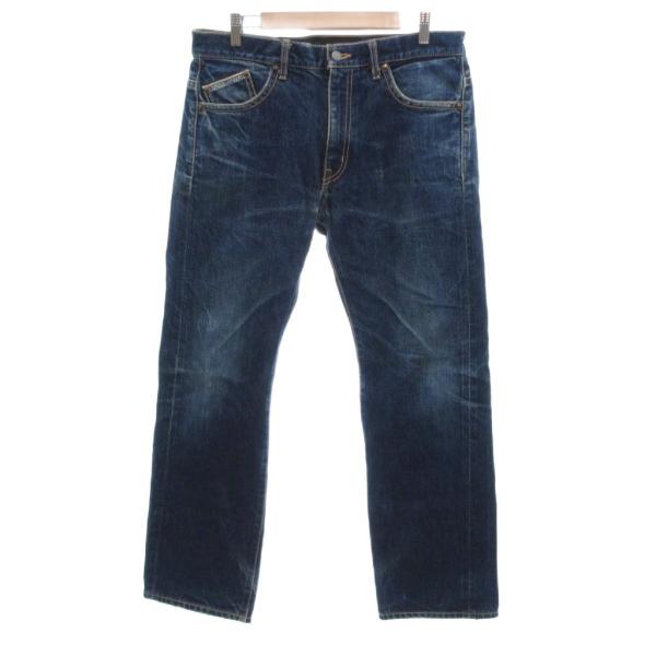 バックチャンネル BACK CHANNEL 美品 デニムパンツ ジーンズ M 青 無地 フルレングス ストレートシルエット /IL ■ECF004 メンズ【ブランド】バックチャンネル BACK CHANNEL【表記サイズ】M【実寸サイズ】ウ...