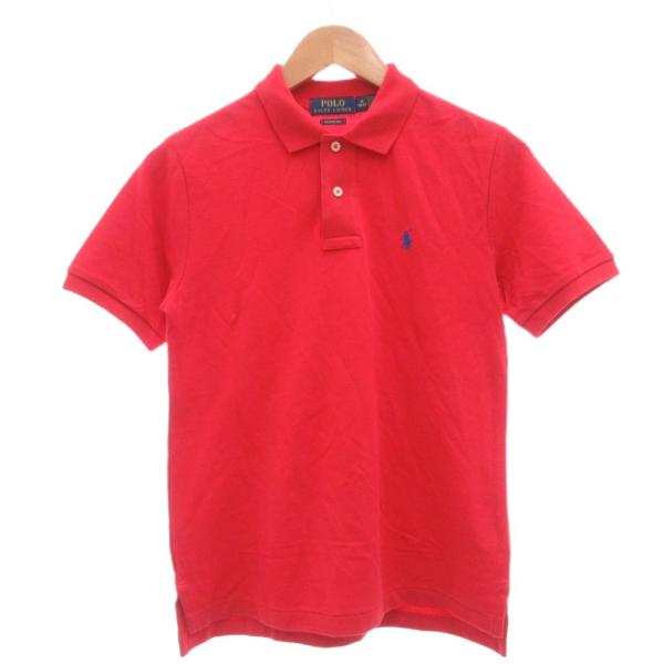 ポロ ラルフローレン POLO RALPH LAUREN CLASSIC FIT ポロシャツ M（10-12）鹿の子 赤 レッド 半袖 ロゴ刺繍 /IB ■ECG007 キッズ【ブランド】ポロ ラルフローレン POLO RALPH LAUR...