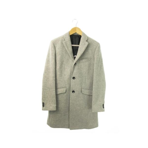 ムッシュニコル monsieur NICOLE Exclusive line エクスクルーシブライン チェスター コート メルトン 裏ペイズリー柄 46 グレー【ブランド】ムッシュニコル monsieur NICOLE【表記サイズ】46(日...